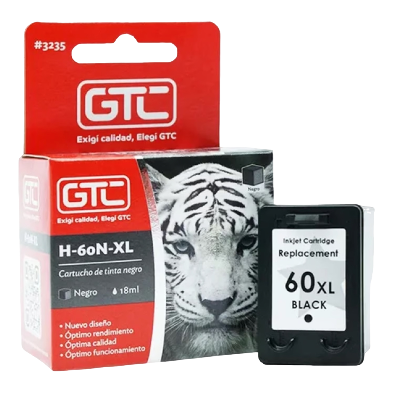 TINTA GTC 60XL BLACK ALTERNATIVO. – Suministros HM